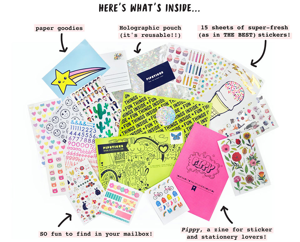 Pipsticks - Subscription for Sticker Lovers
