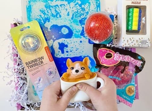 Sensory TheraPlay Box | Sensory Toys to Help Children Focus and Self ...