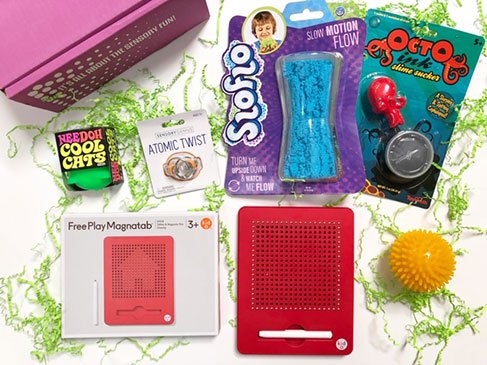 Sensory TheraPlay Box | Sensory Toys to Help Children Focus and Self ...