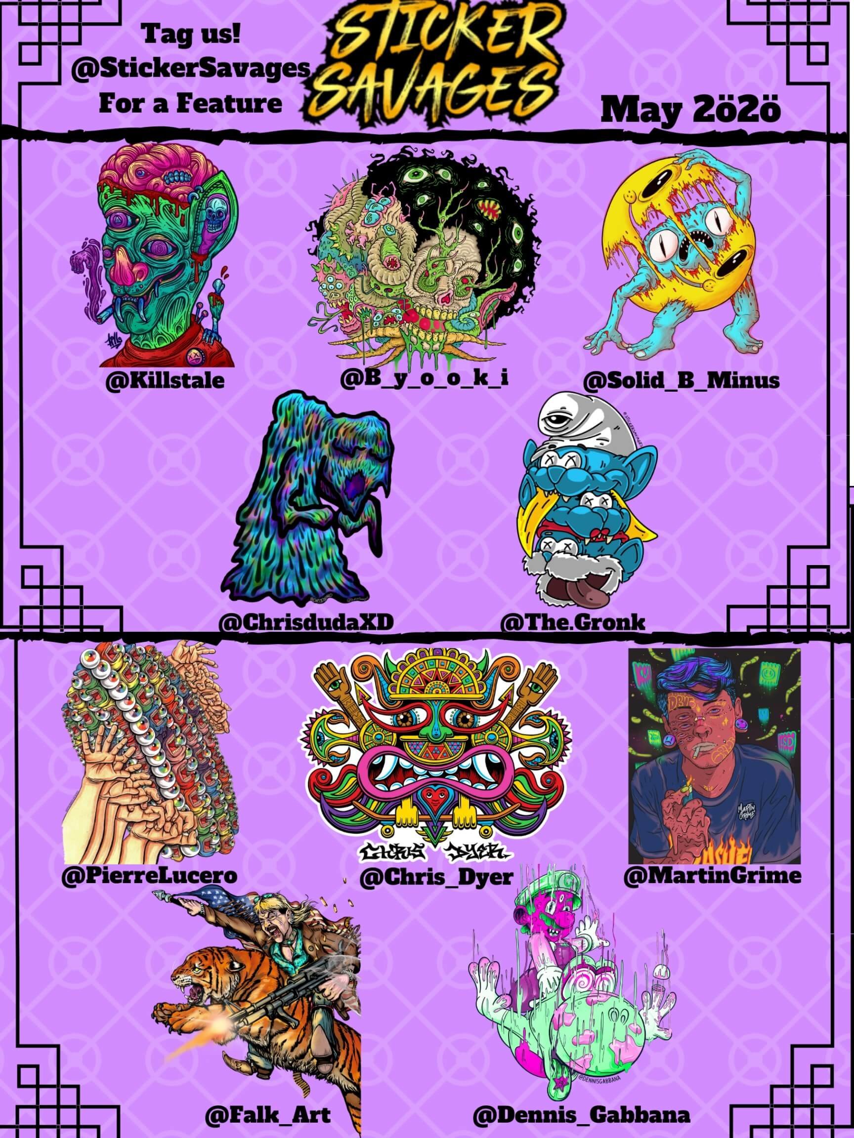 Previous Sticker Boxes | Sticker Savages