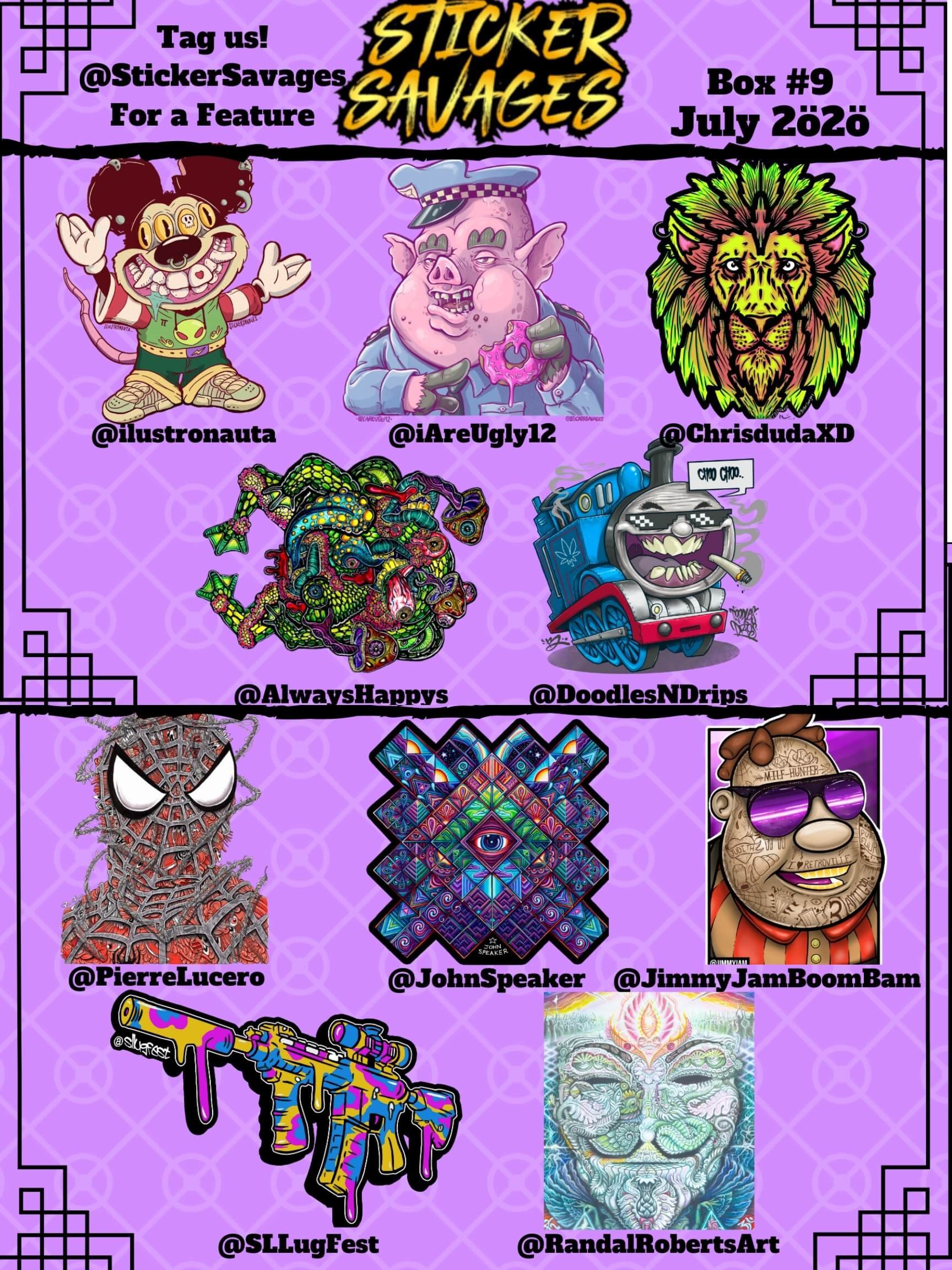 Previous Sticker Boxes | Sticker Savages