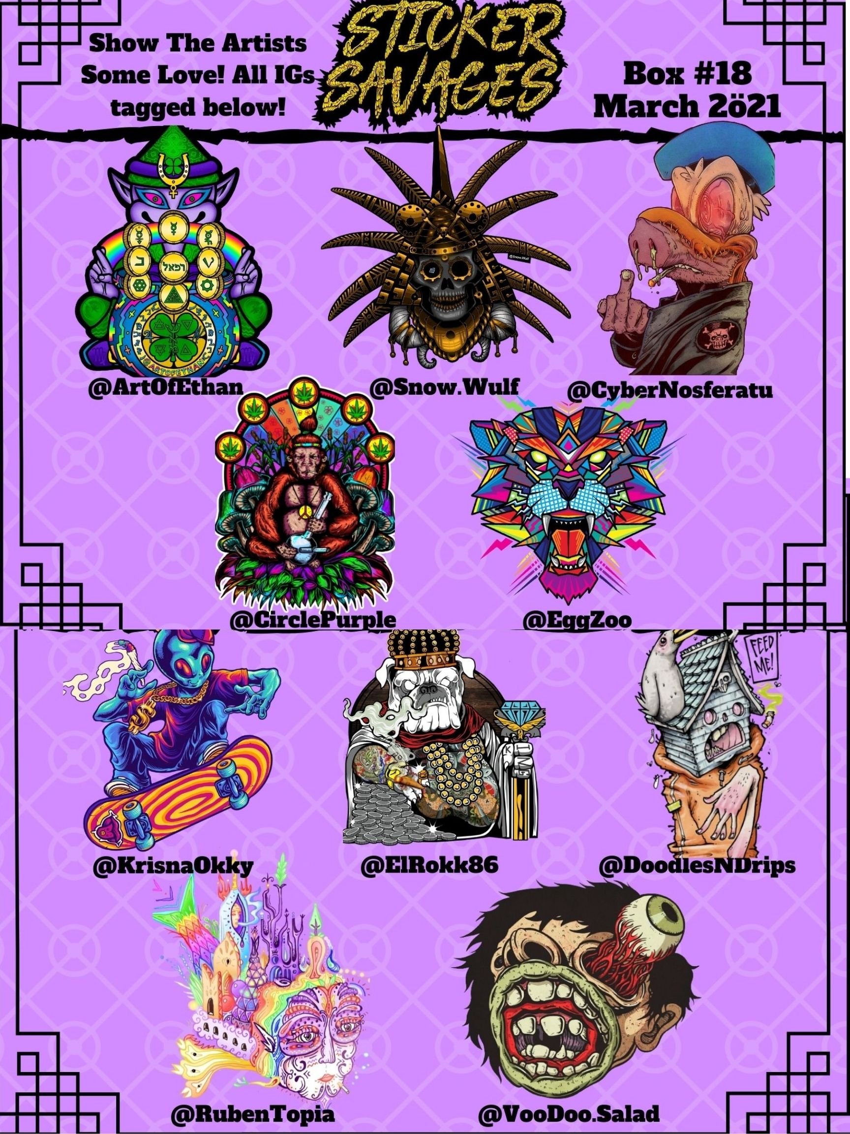 Previous Sticker Boxes | Sticker Savages