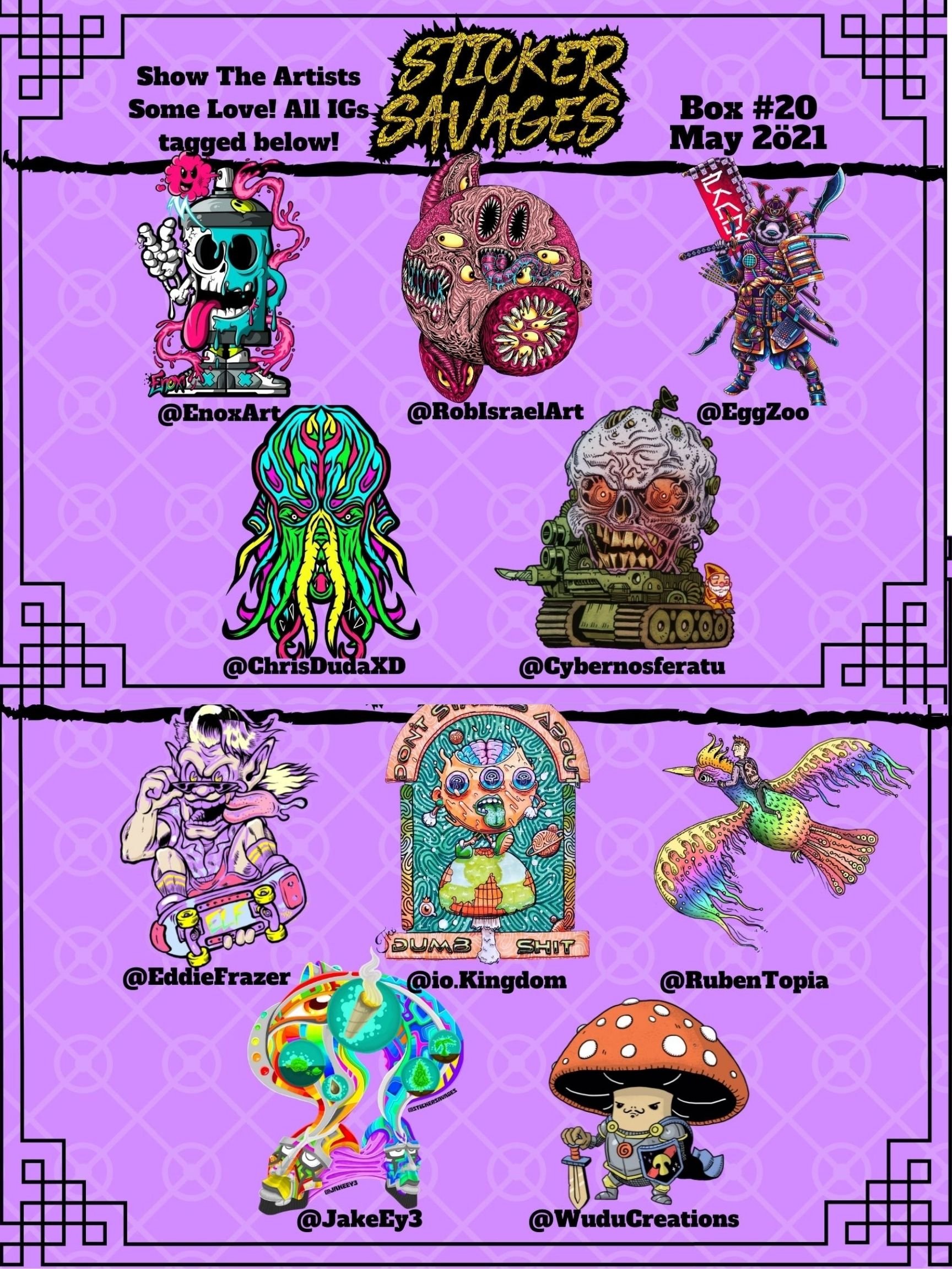 Previous Sticker Boxes | Sticker Savages